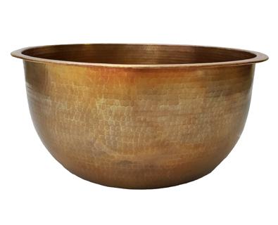 Copper Pedicure Bowls - Hammered & Handcrafted | Meridianspas.com ...